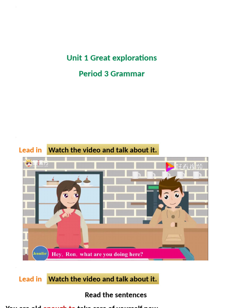 Unit 1 Great Explorations Period 3 Grammar | PDF | Adverb | Linguistics