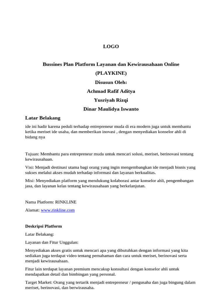 Bussines Plan | PDF