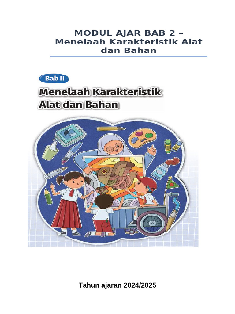 BAB 2 - Menelaah Karakteristik Alat Dan Bahan | PDF