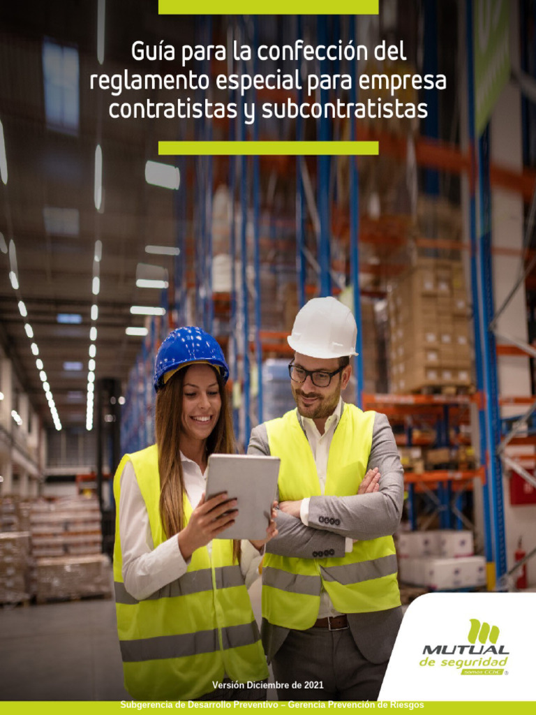Reglamento para Contratistas y Subcontratistas | PDF | Outsourcing ...