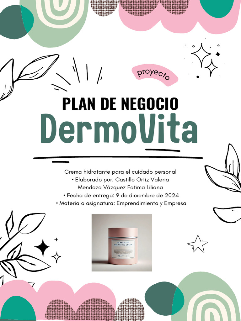 Dermo Vita | PDF | Iniciativa empresarial | Economias