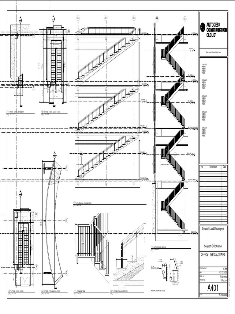 Office Stair Design Specifications | PDF | Stairs | Garden Features