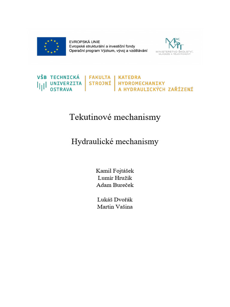 Tekutinove-Mechanismy Hydraulicke-Mechanismy Upr | PDF