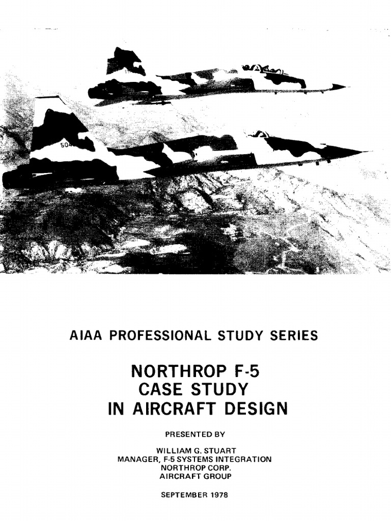 F-5e Case Study in Aircraft Design | PDF | Fighter Aircraft | Aircraft