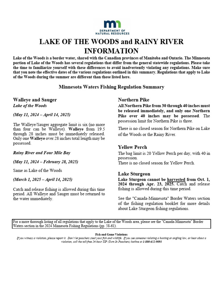 Winter Handout 2024 2025 | PDF | Angling | Fish