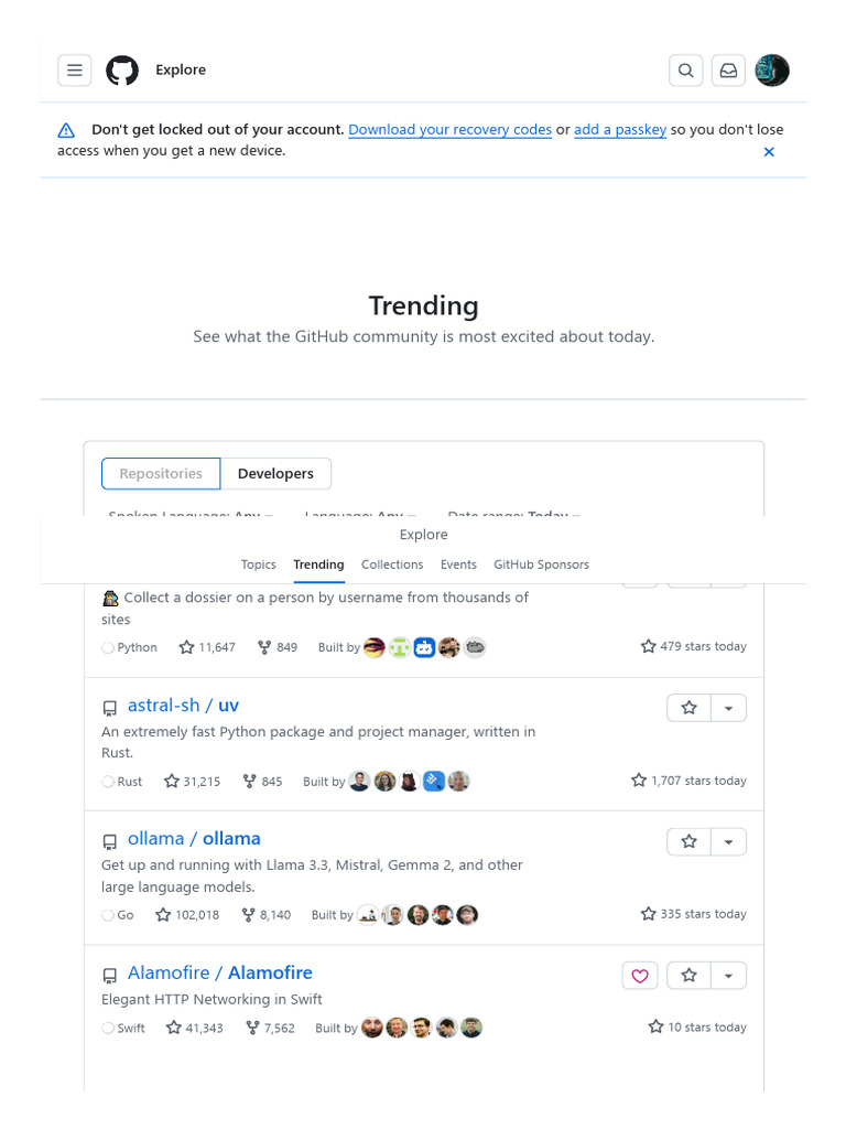 Trending Repositories On GitHub Today | PDF