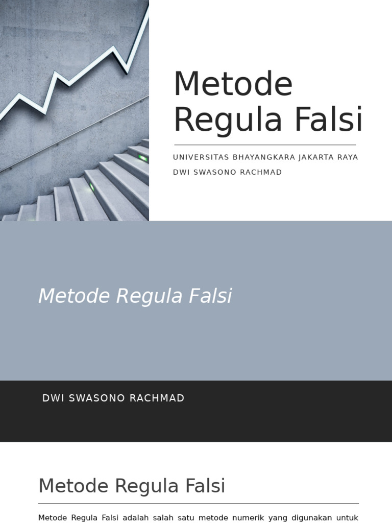 Metode Regula Falsi | PDF