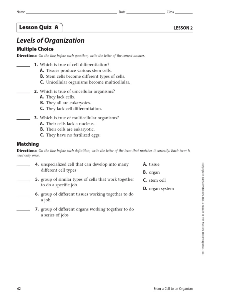 Chapter 3 Test | PDF | Cell (Biology) | Organisms Chapter 3 Test | PDF | Cell (Biology) | Organisms