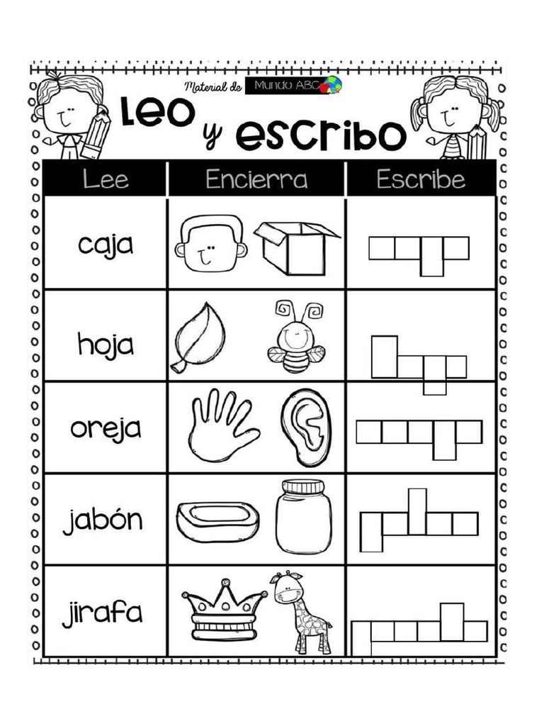Imprimir - Lee y Escribe | PDF
