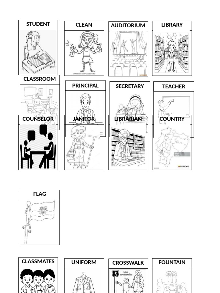 Classroom Vocabulary List | PDF