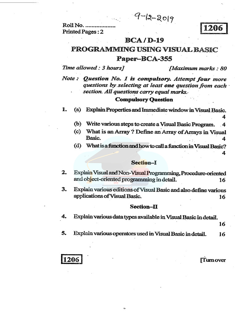 P-USING-VB-2019 | PDF