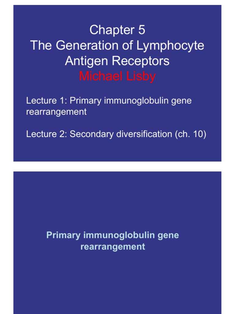 Chapter5 - Lecture - Compatibility Mode | PDF | Antibody | Systems Biology