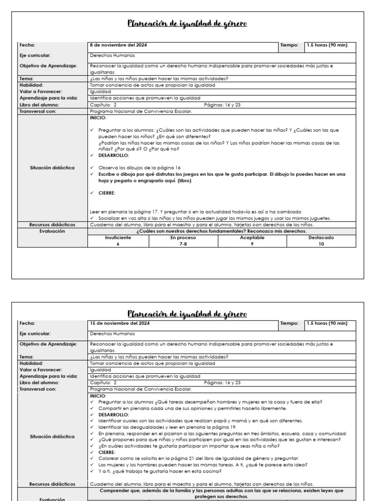 Pnce Nov 2024 | PDF | Evaluación | Aprendizaje