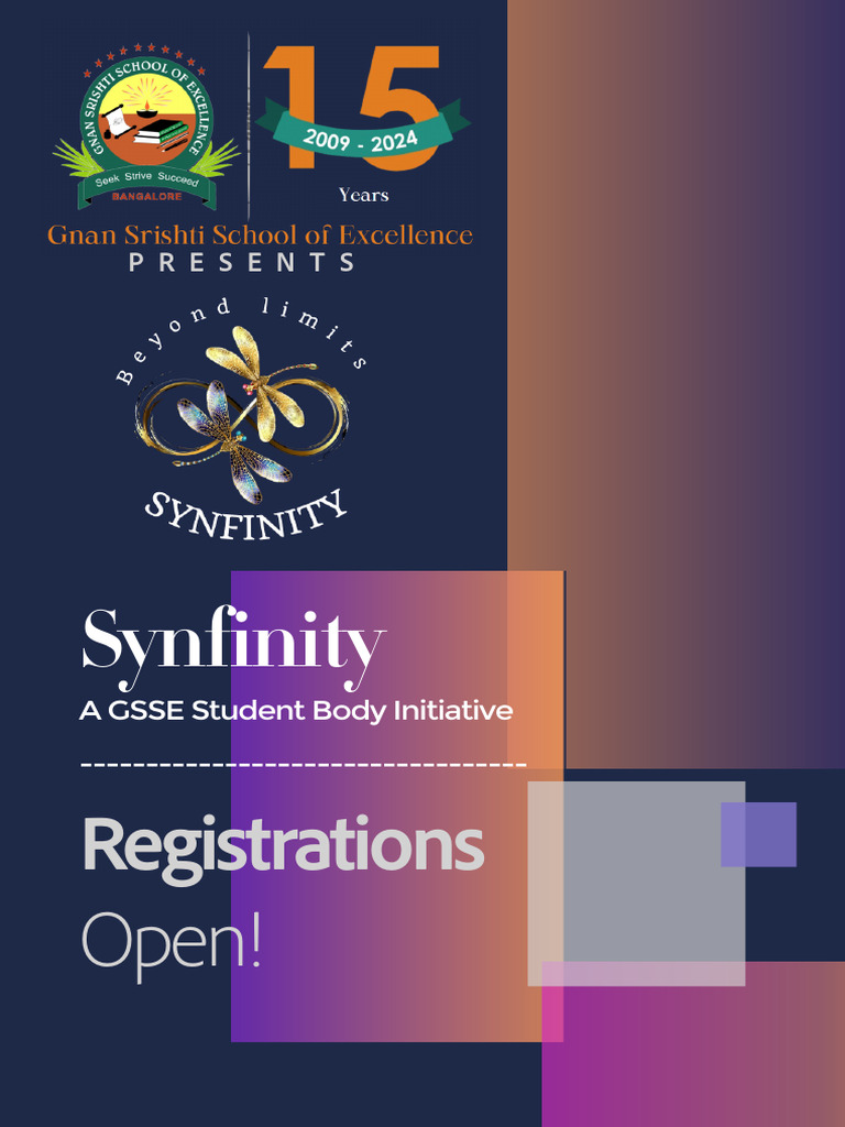 GSSE Synfinity Registration Brochure | PDF