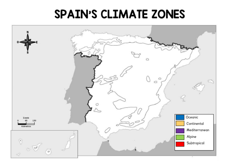 Spain's Diverse Climate Zones Explained | PDF