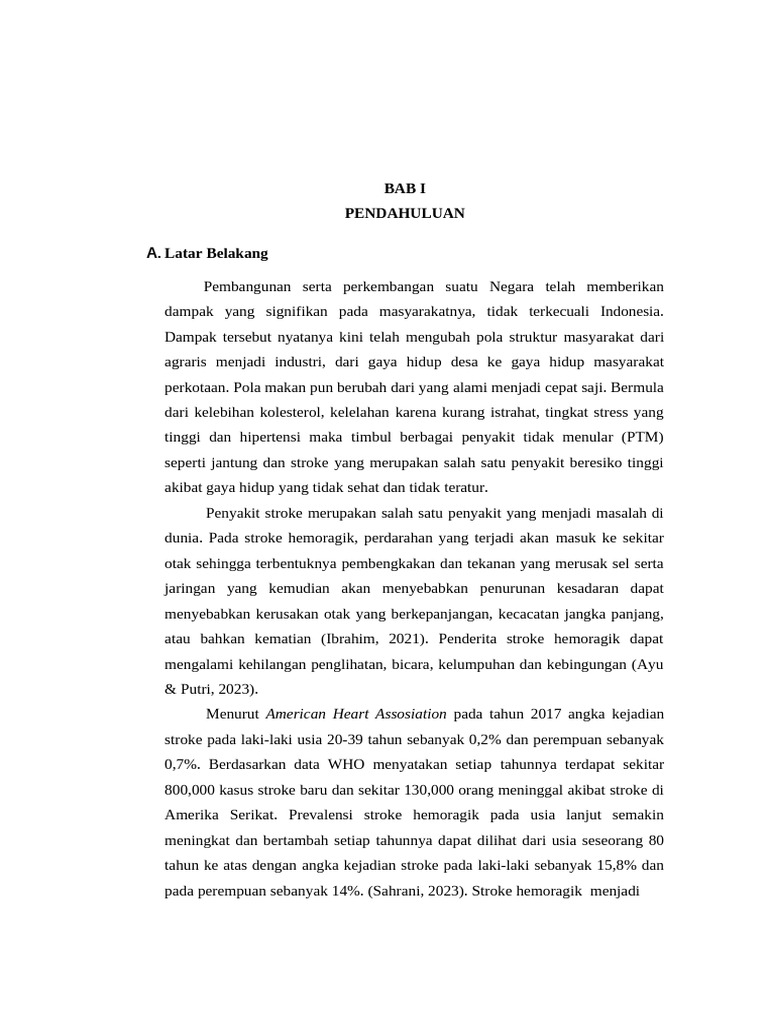 Makalah Kel. 2 Stroke Hemoragic 1 | PDF