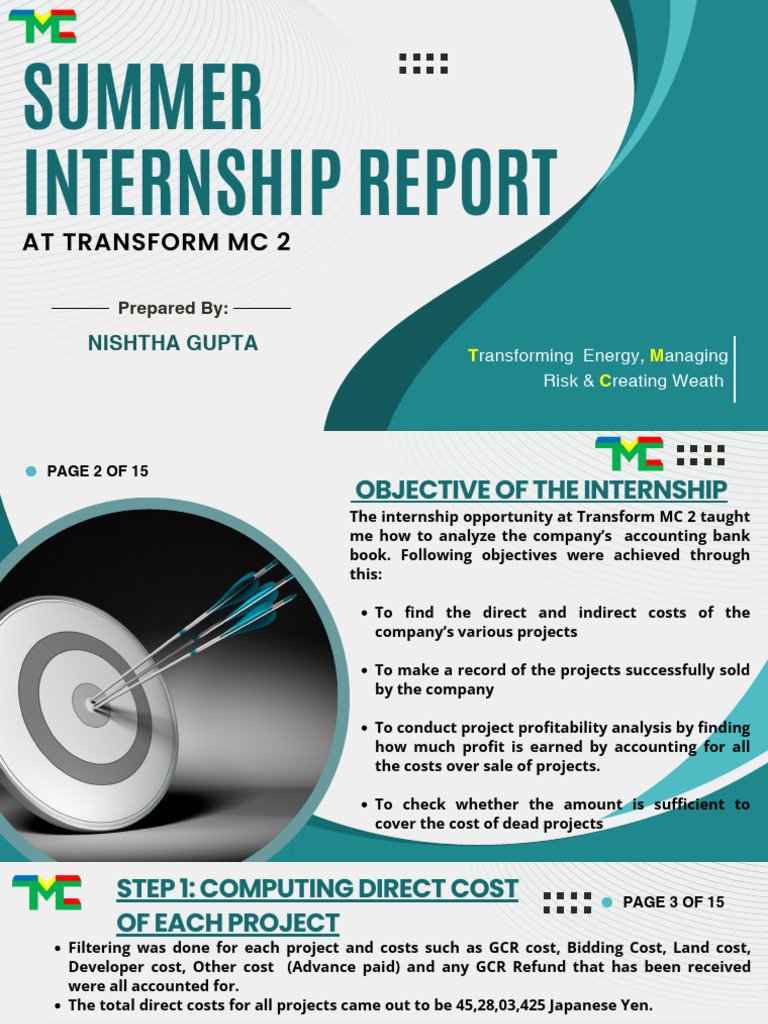 TMC Presentation | PDF | Taxes | Cost