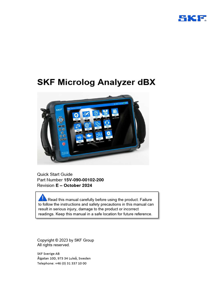 Skf microlog | PDF | Electromagnetic Interference | Usb
