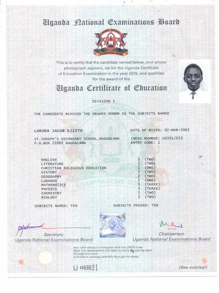 Certificate 0001 | PDF