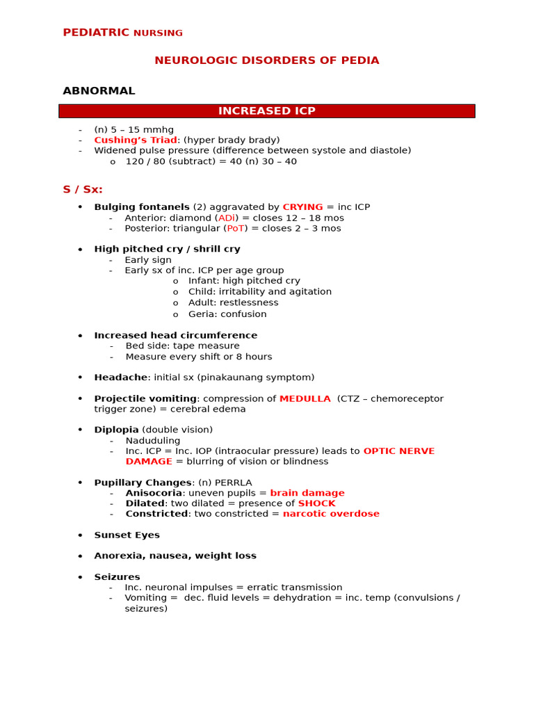 Pedia | PDF | Medical Specialties | Clinical Medicine