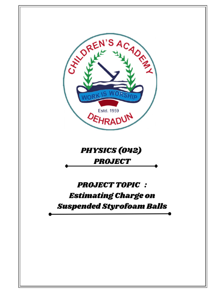 To Estimate The Charge Induced On Each One of The Two Identical ...