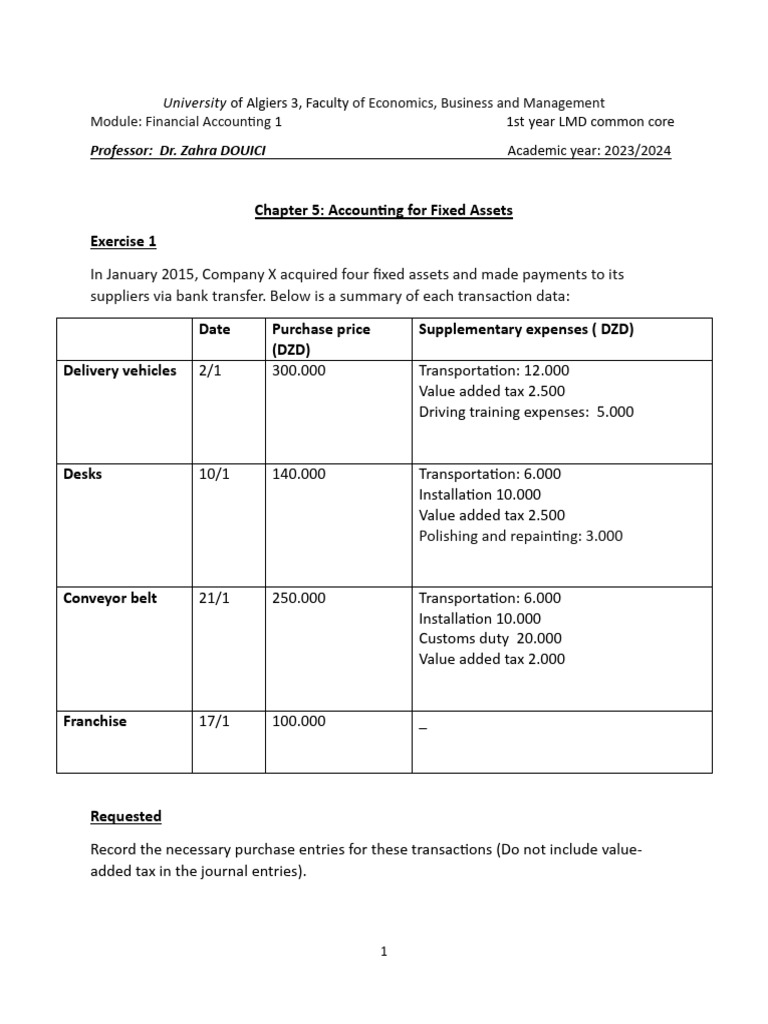 5 Fixed Assets - PDF | PDF | Fixed Asset | Taxes