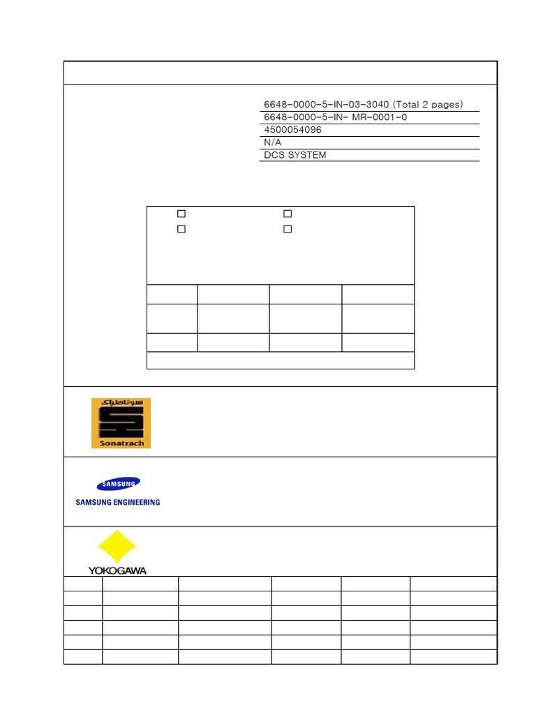 6648 0000 5 in 03 3040 - DCS System Configuration Drawing (CCR) - REV ...