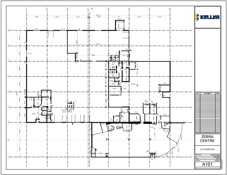 Zebra - Centre - Sheet - A101 - GL FLOOR PLAN Layout1 | PDF