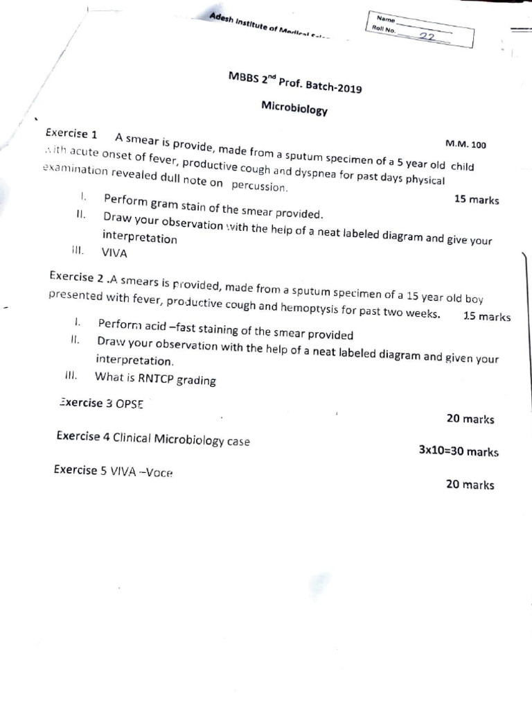 Microbiology Papers | PDF | Infection | Clinical Medicine