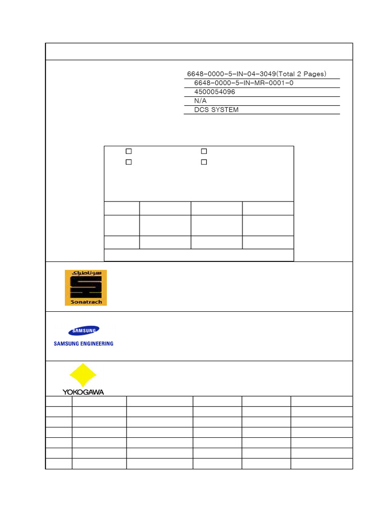 43. 6648 0000 5 in 04 3049_DCS System Configuration Drawing(SRR#2)_REV.05 | PDF | Computer ...