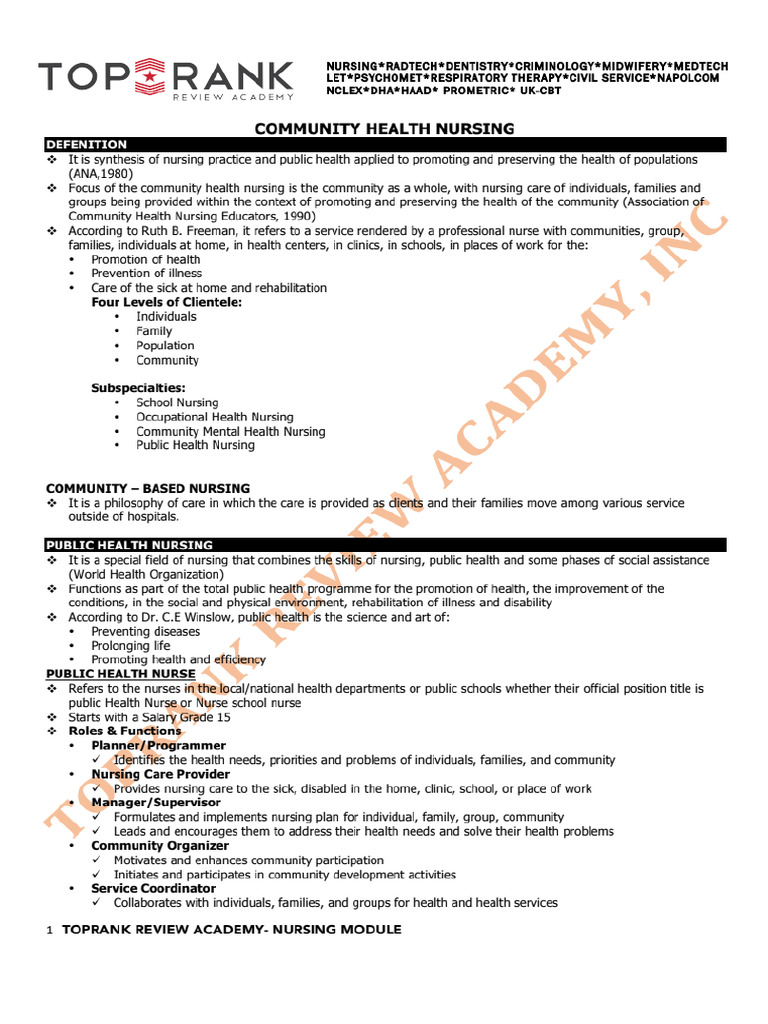 (Study Material) Top Rank Review Academy | PDF