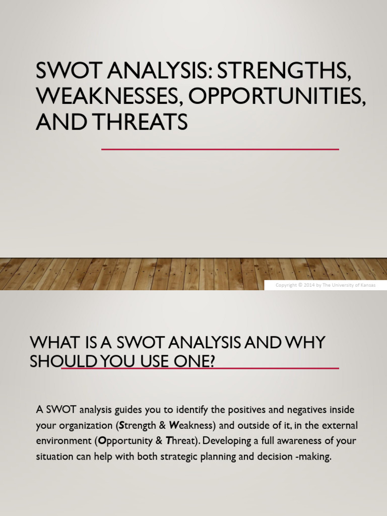 SWOT Analysis | PDF | Swot Analysis | Business
