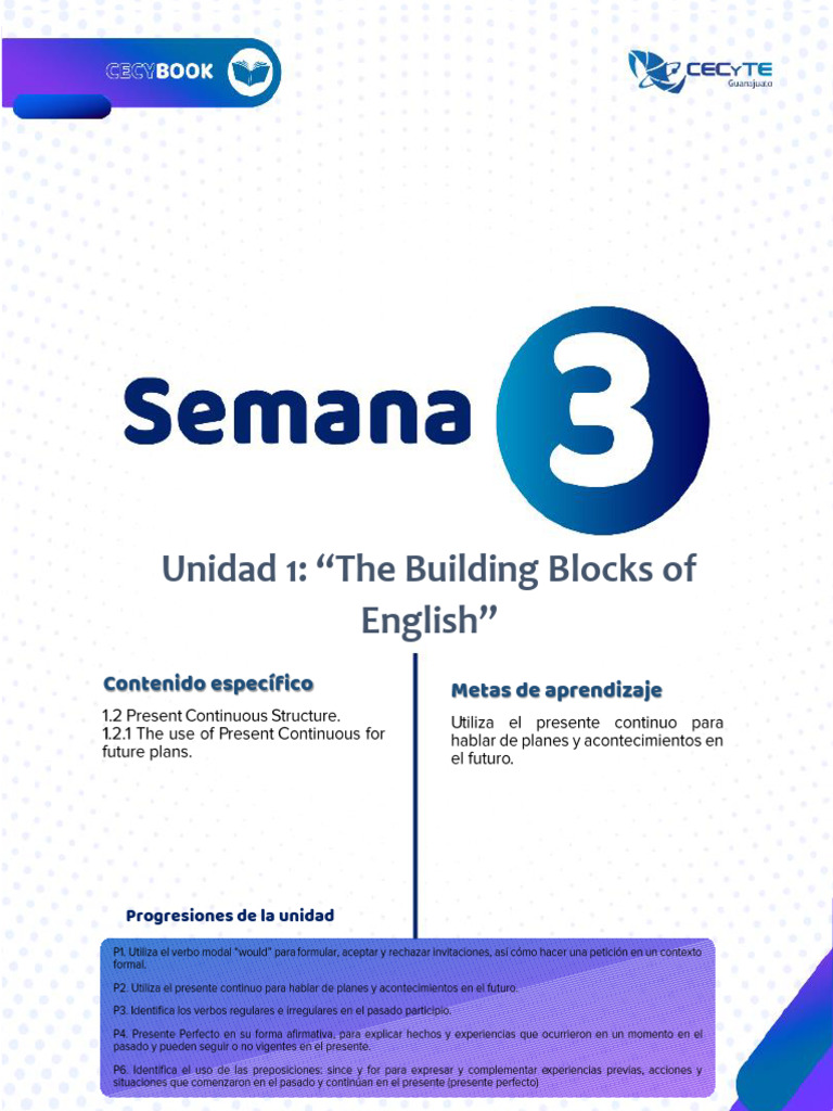 Unidad 1:: "The Building Blocks of English" | PDF