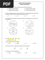 Class 5 ASSET Practice Questions | PDF