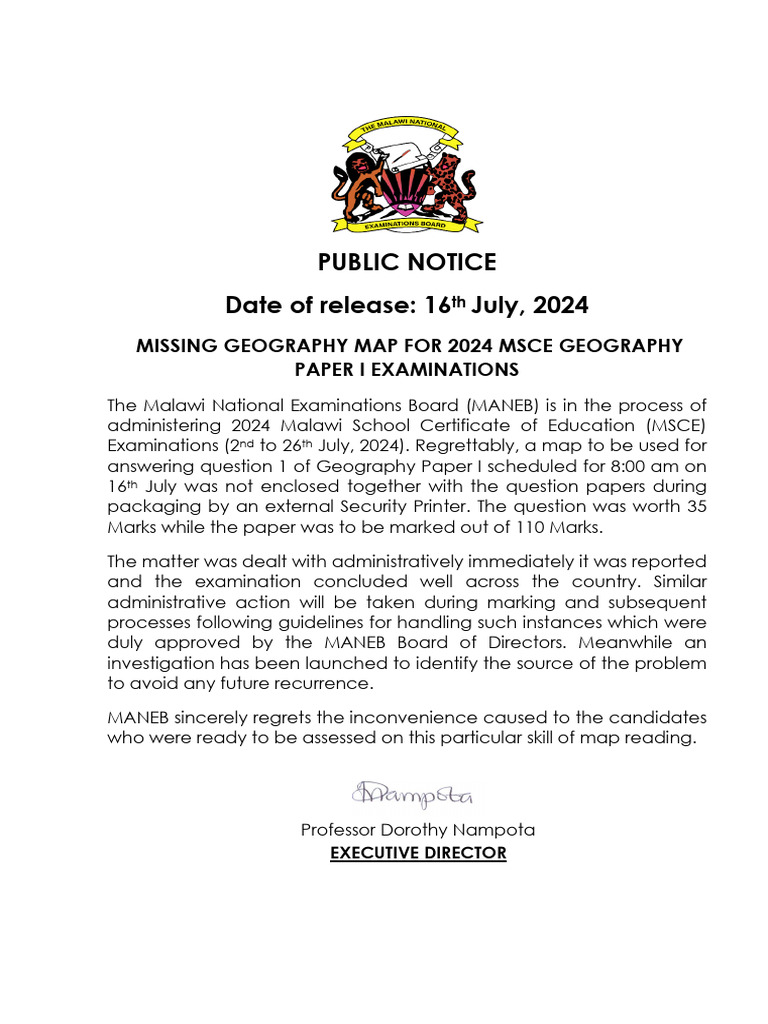 Press Statement Missing Geography Map Pdf 