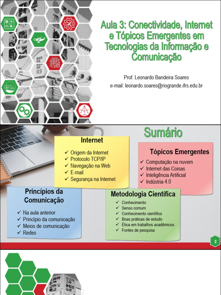 Aula3_APNP | PDF | Rede de computadores | Rede mundial de computadores