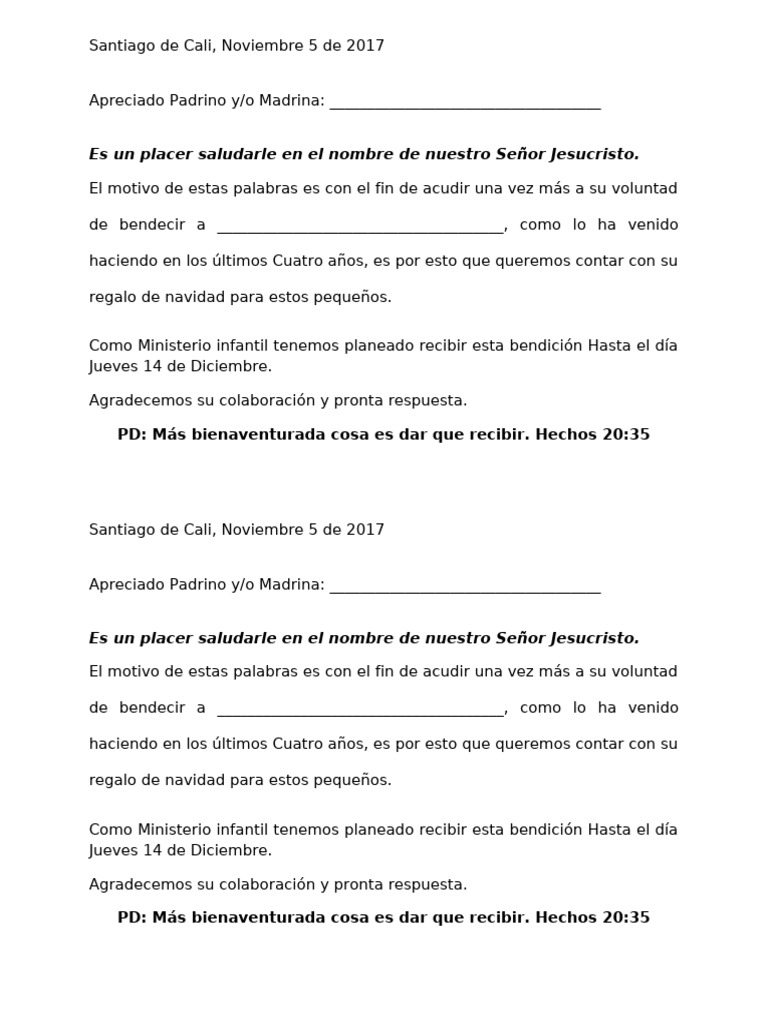 Comunicado Fiesta de Navidad | PDF