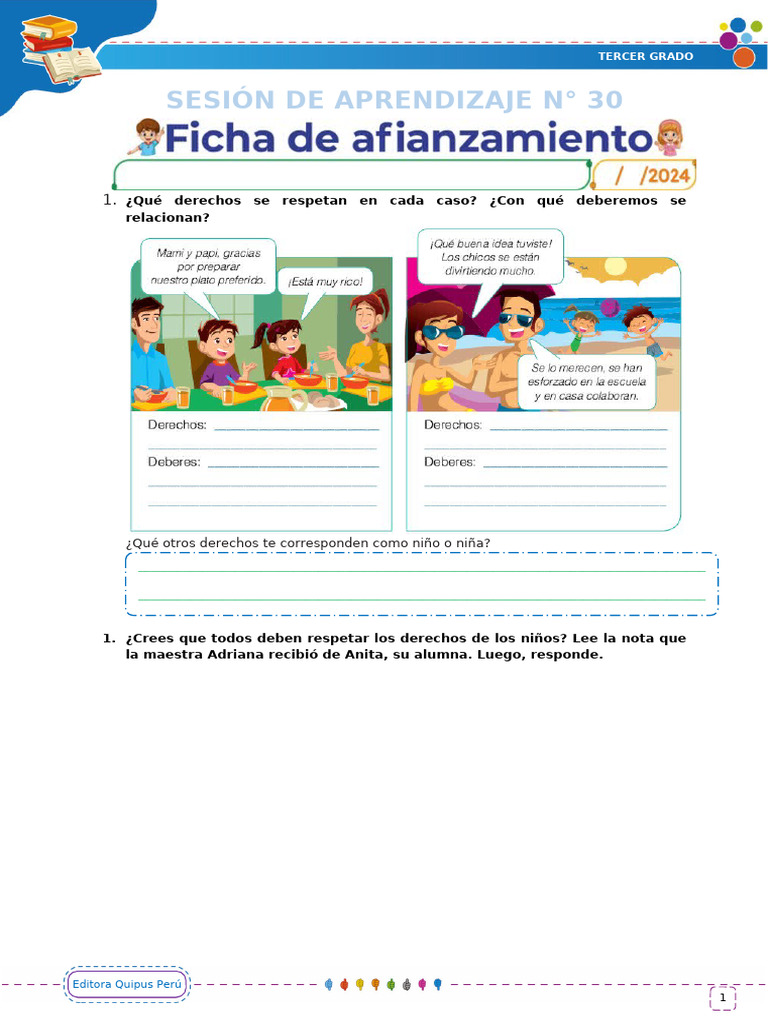 2.- Anexo de Sesiones de Aprendizaje - Semana 4 - UD IX - Editora Quipus Perú | PDF | Calor ...