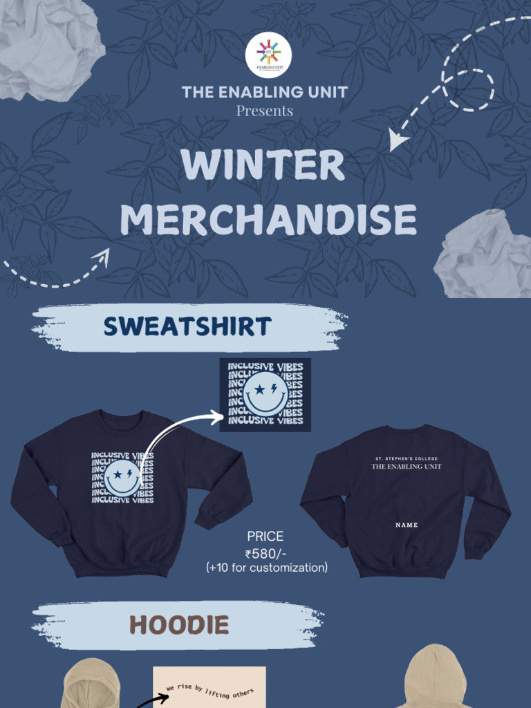 Winter Apparel Pricing & Order Info | PDF
