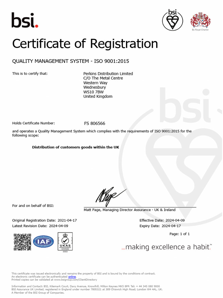 Certificate of Registration | PDF