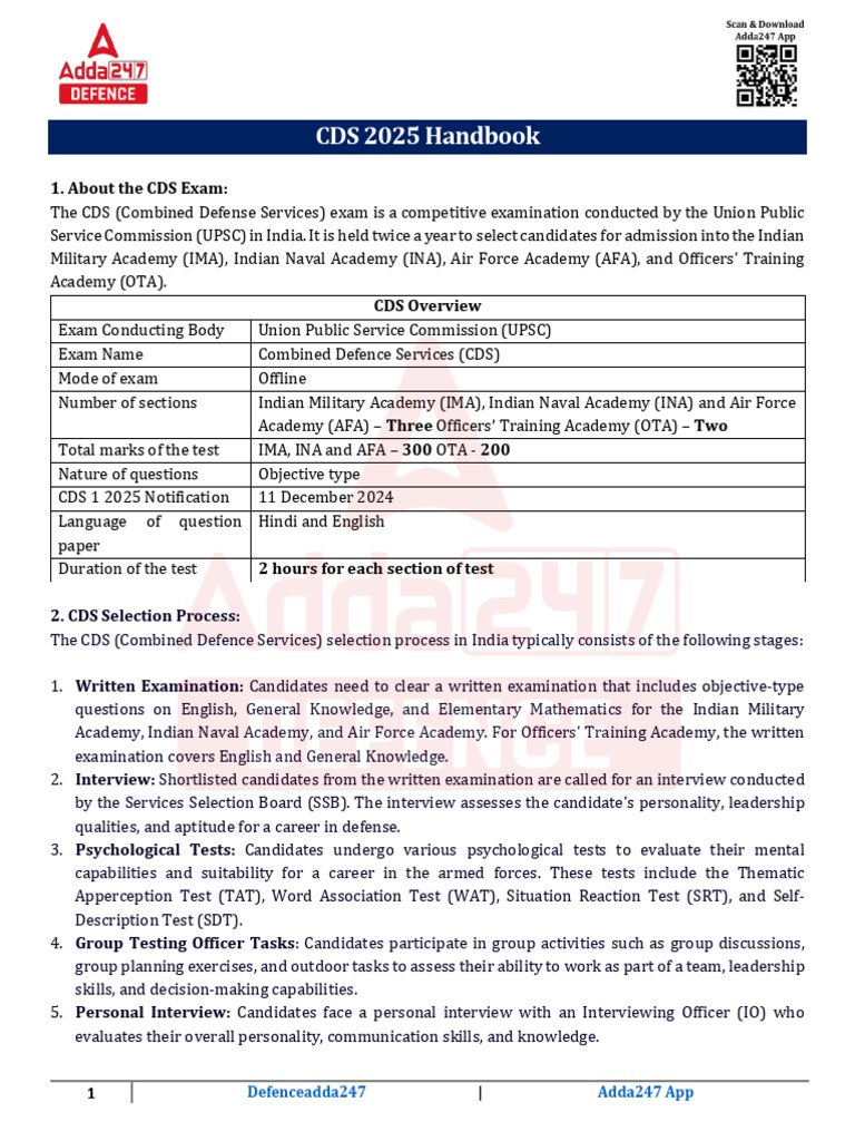 Decoding CDS 1 2025 Exam_6149 | PDF | Adverb | Noun