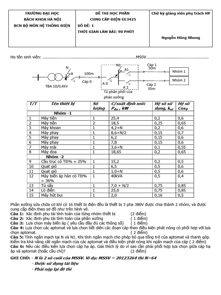 De Thi Cuoi Ky CCD L P KTD - 05 20202 | PDF