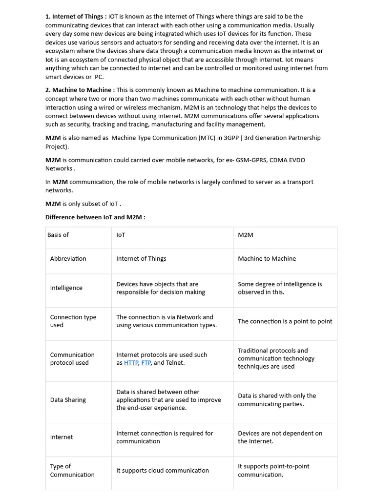 IOT_Unit_2 | PDF | Internet Of Things | Use Case