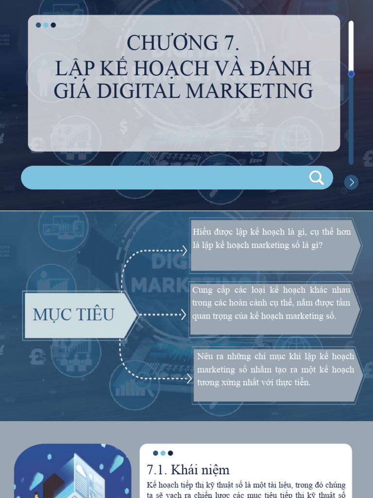 Chương 7.lms LẬP KẾ HOẠCH VÀ ĐÁNH GIÁ DIGITAL MARKETING | PDF