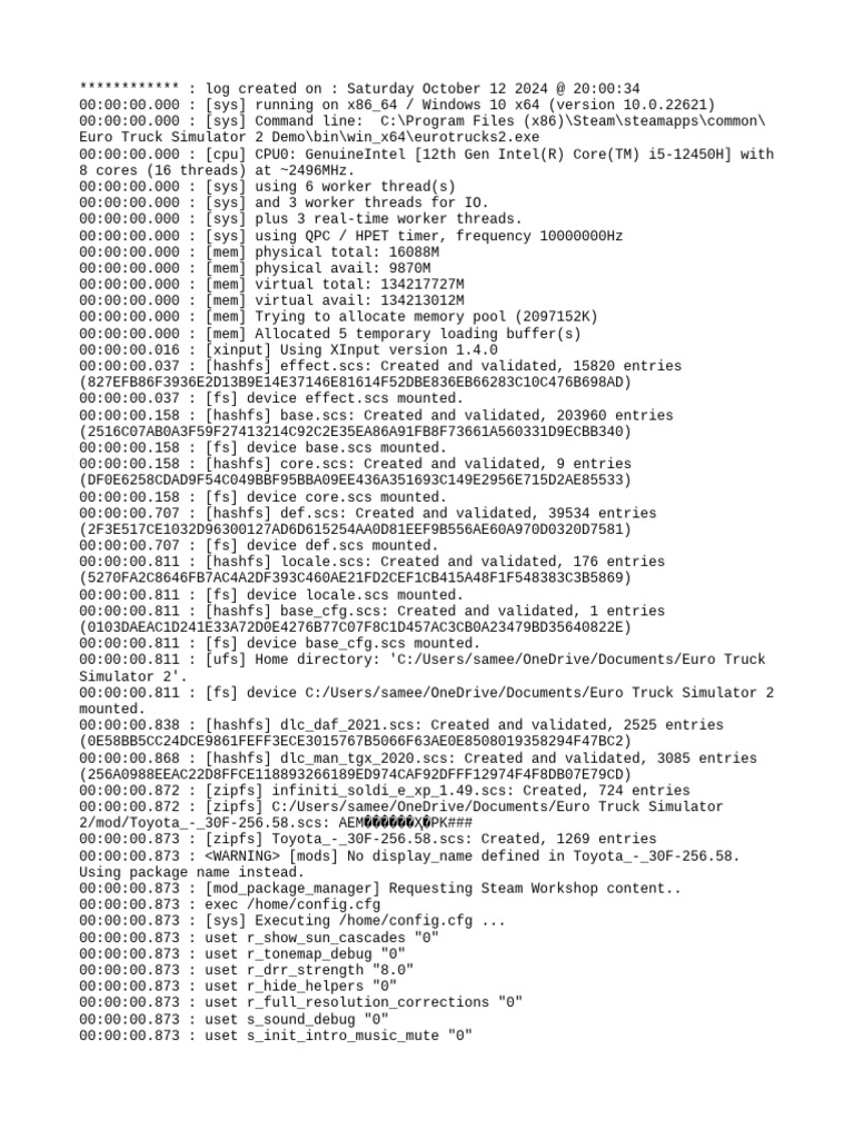 game.log | PDF | Computer Architecture | Software