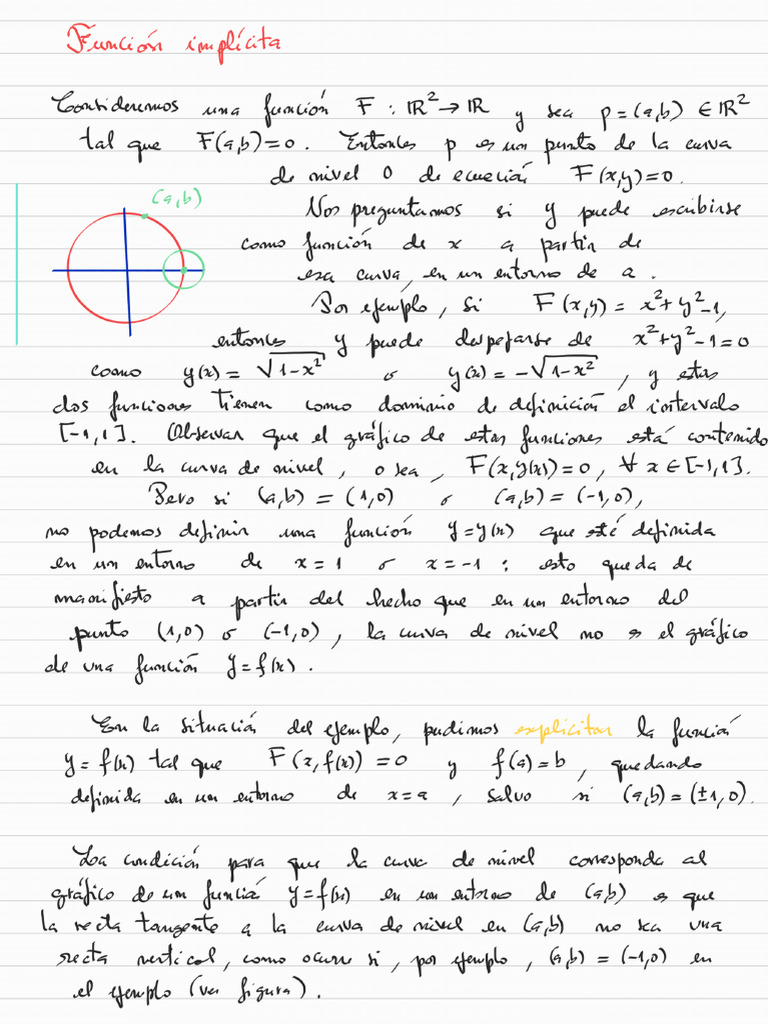 Notas11_Función implícita-1 | PDF