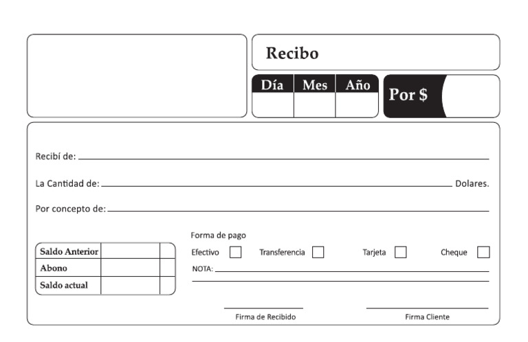 Recibo Caja Chica | PDF