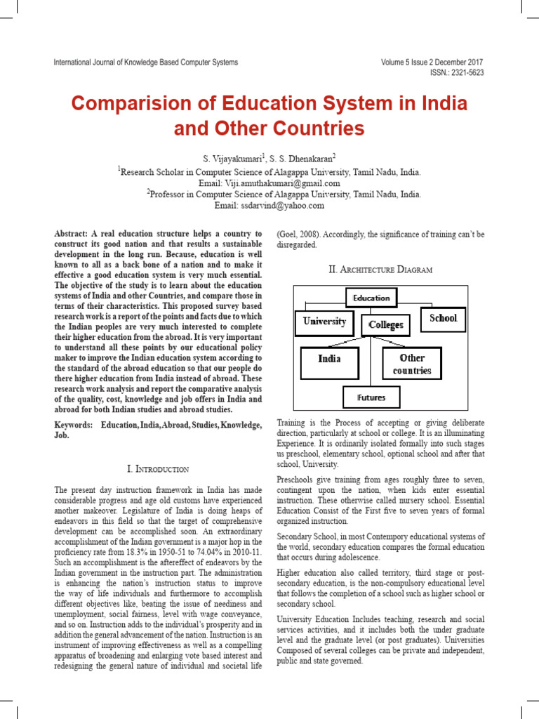 Comparative Analysis of Education Systems | PDF | Teachers