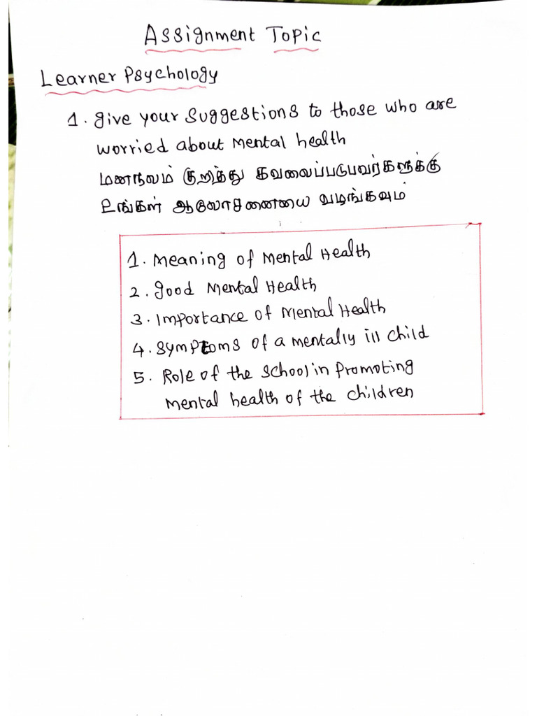 Online Course (Learner Psychology, Assignment) | PDF