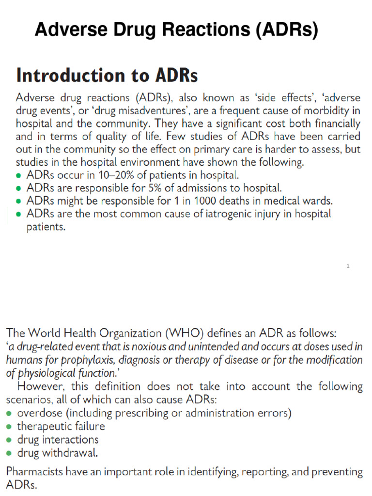 Reporting Adverse Drug Reactions Form | PDF | Dose (Biochemistry ...